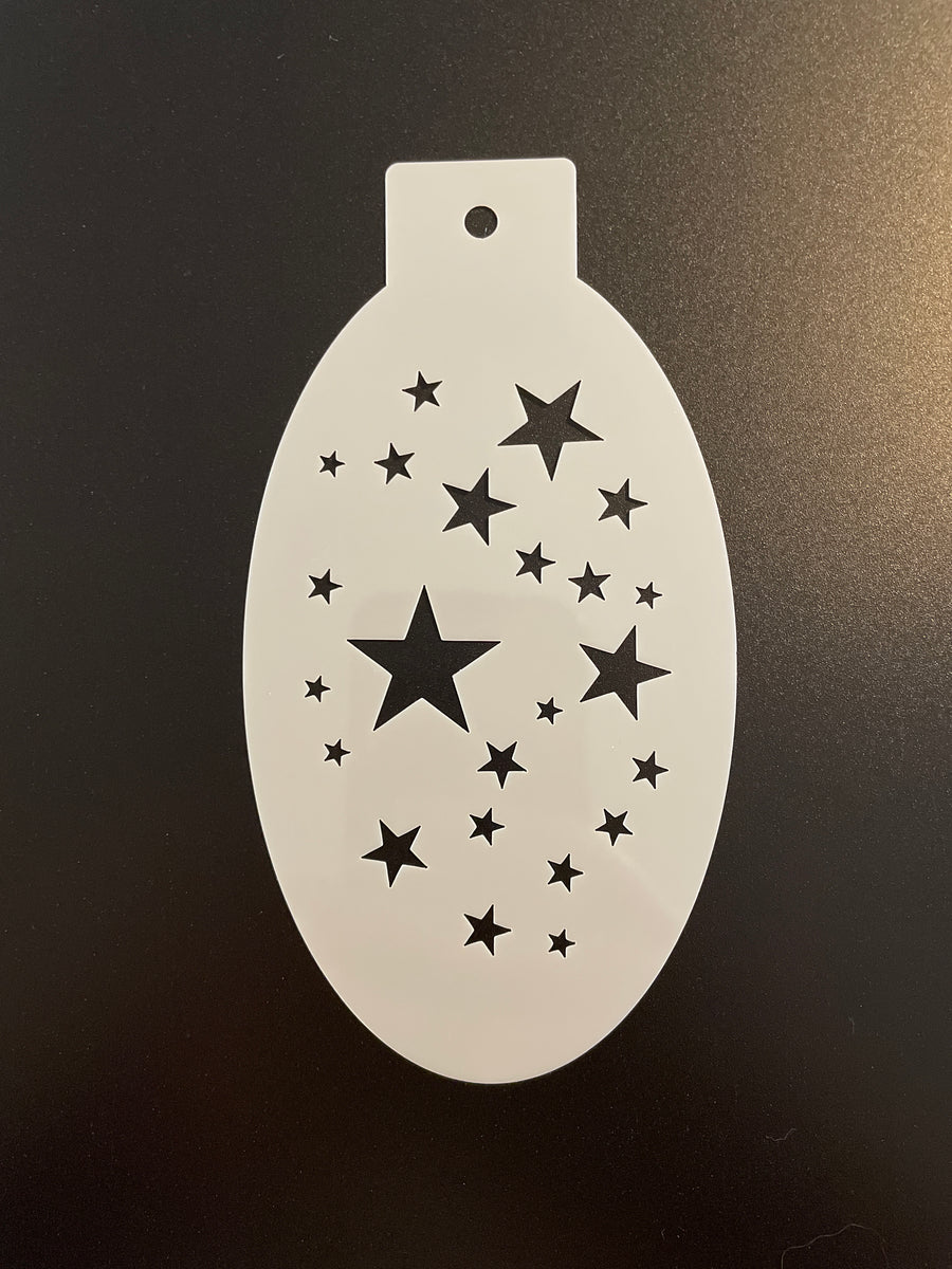 AB stencils- Stars – The Face Paint Store