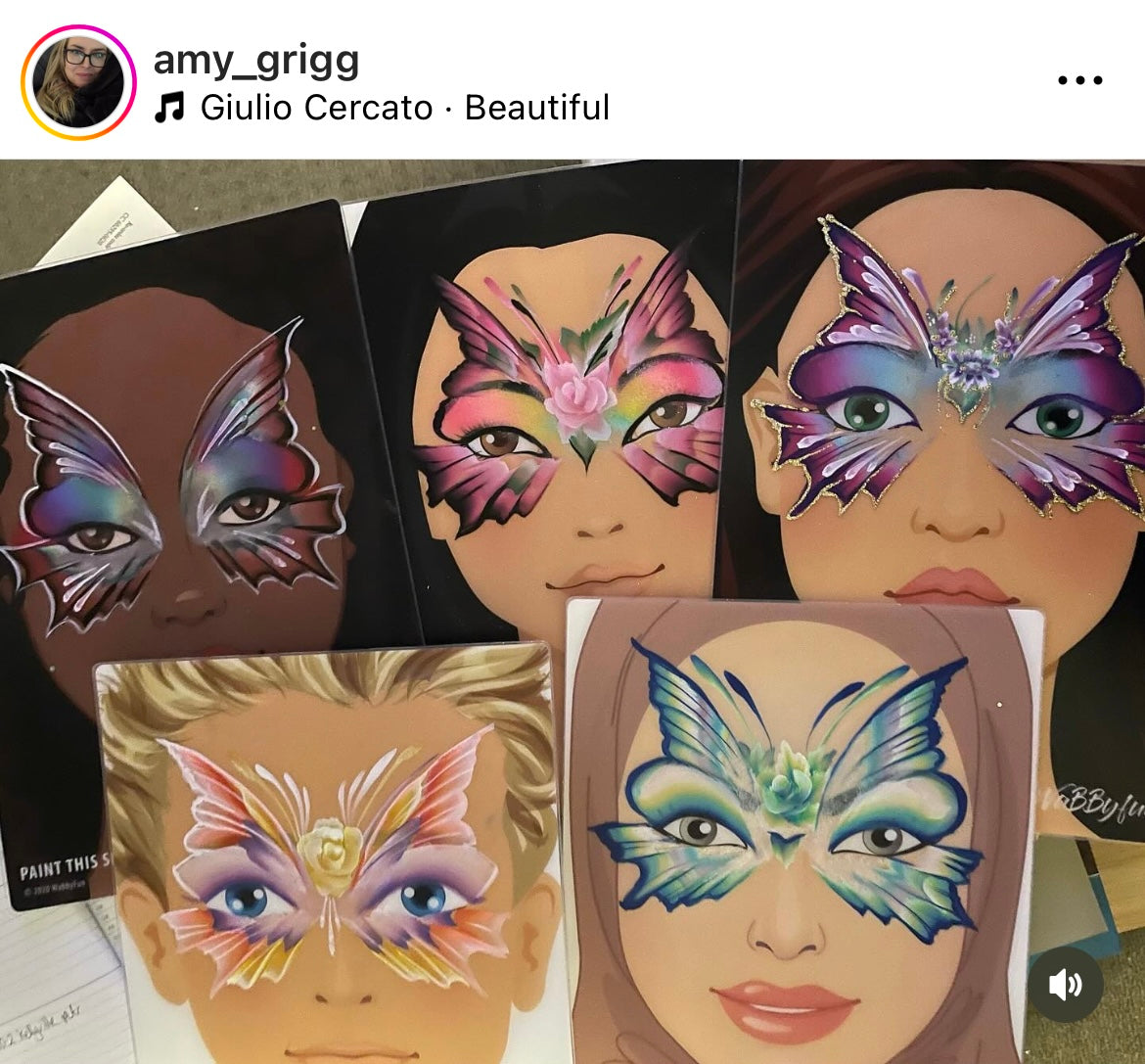 WabbyFun - Face Painting Practice Board | Tara side view – The Face ...