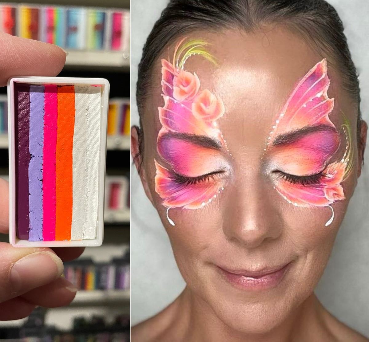 NEW! Hayley's Collection One Stroke Rainbow Cake- Electric Twilight ...