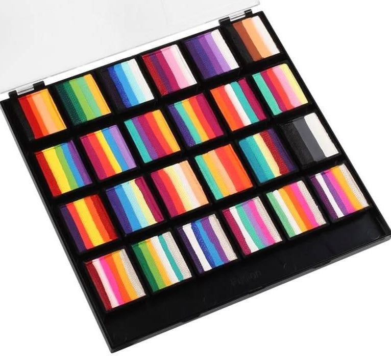 Fusion One Stroke Palette | Rainbow Paradise – The Face Paint Store