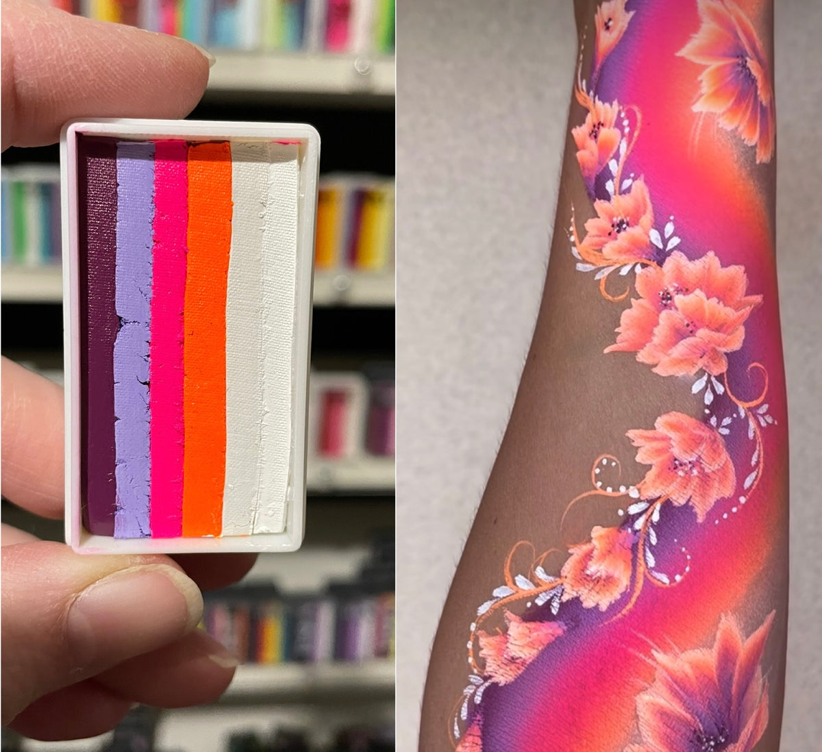 NEW! Hayley's Collection One Stroke Rainbow Cake- Electric Twilight ...