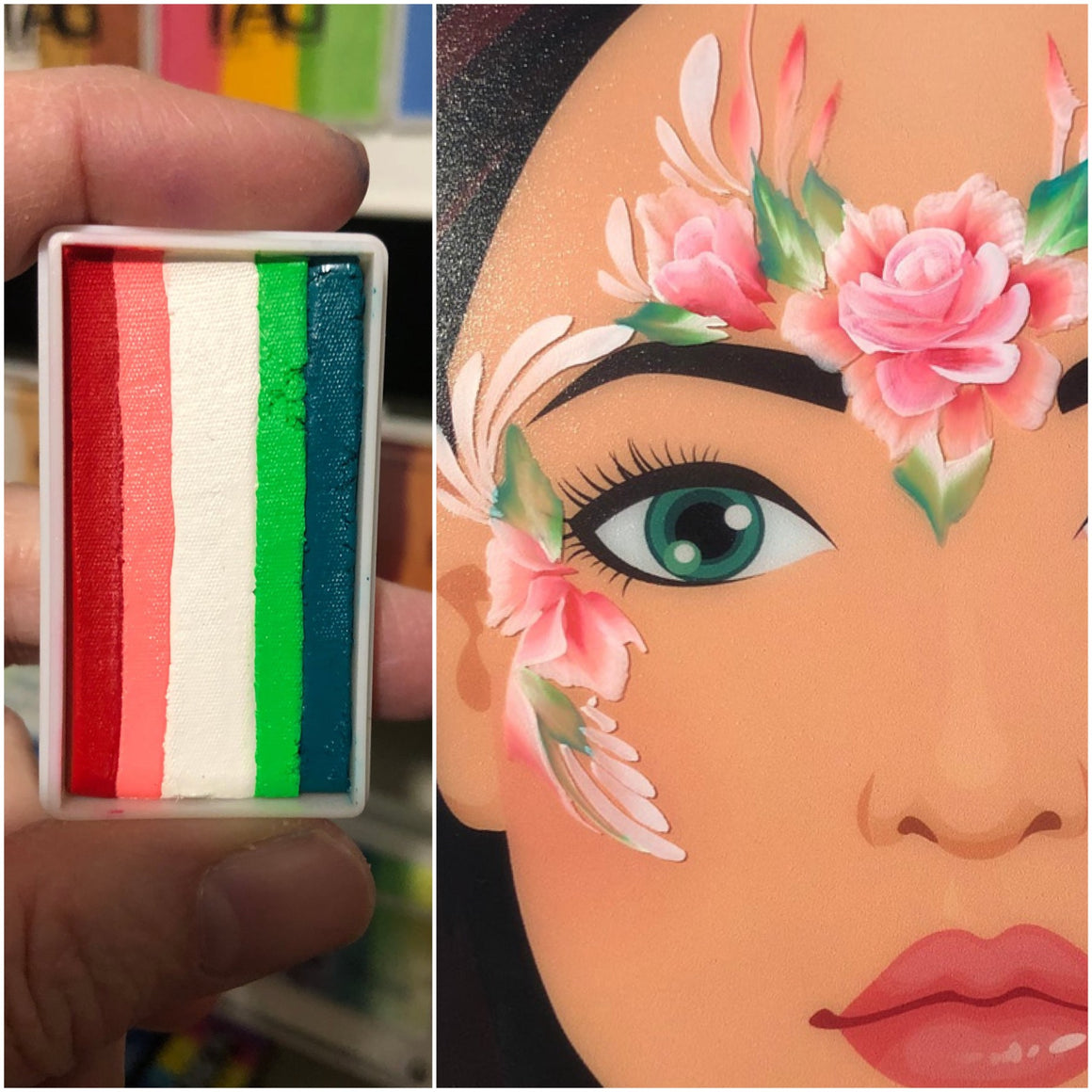 Browse ALL One stroke rainbow cakes 30g – The Face Paint Store