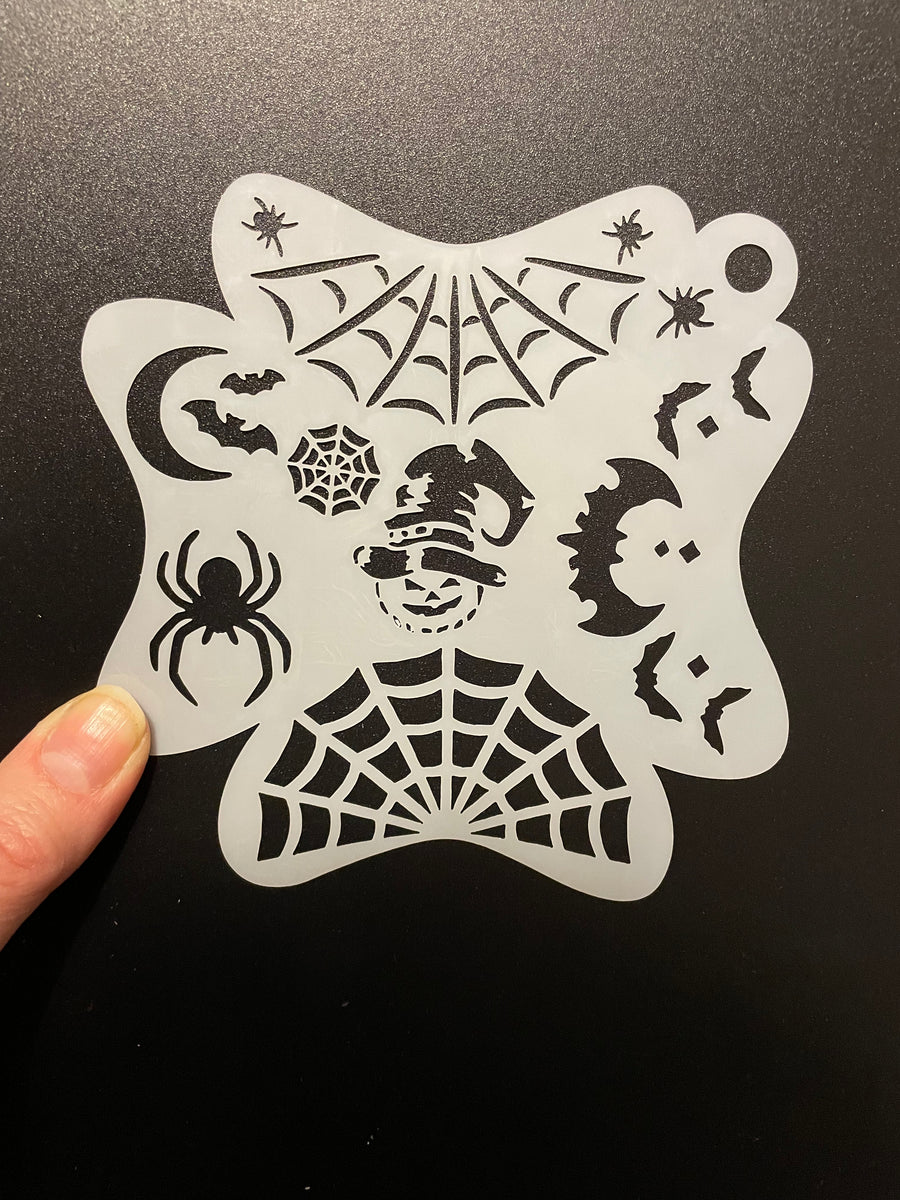 AB face painting stencil- Spooky Halloween – The Face Paint Store