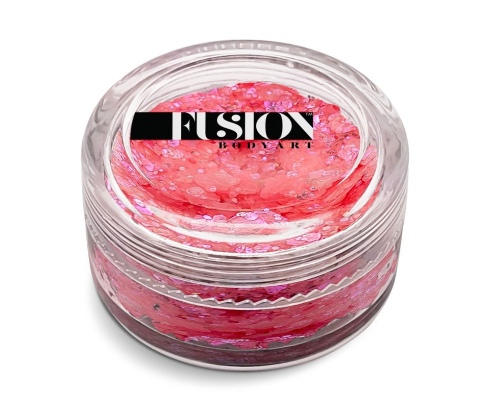 Fusion non smear Glitter cream- Pink Fairy Floss 10ml – The Face Paint ...