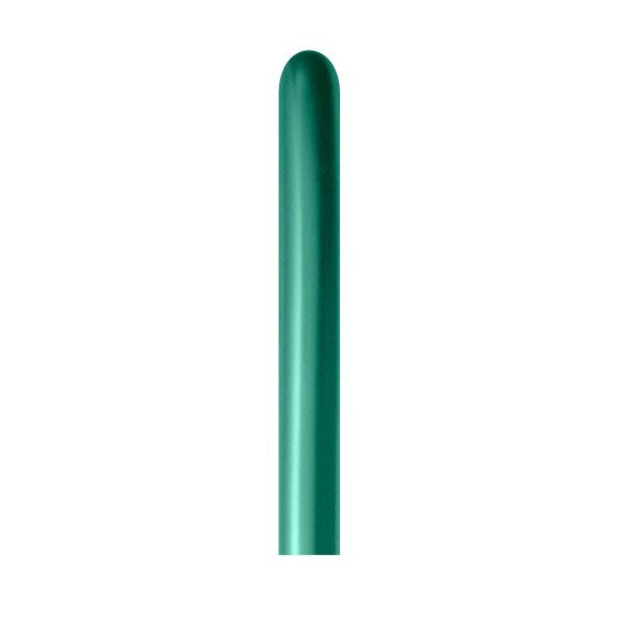 DTX (Sempertex) 260 Modelling Balloons Reflex (Chrome) Aurora Green pa ...