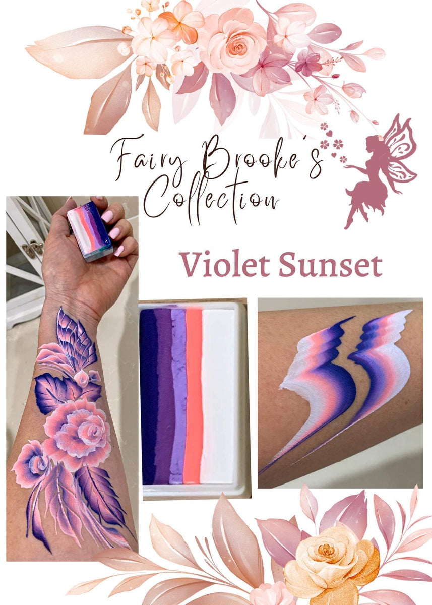Fairy Brookes Collection- one stroke Violet Sunset 30g – The Face Paint ...