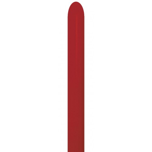 DTX (Sempertex) 260 Modelling Balloons Imperial Red pack of 50. Biodeg ...