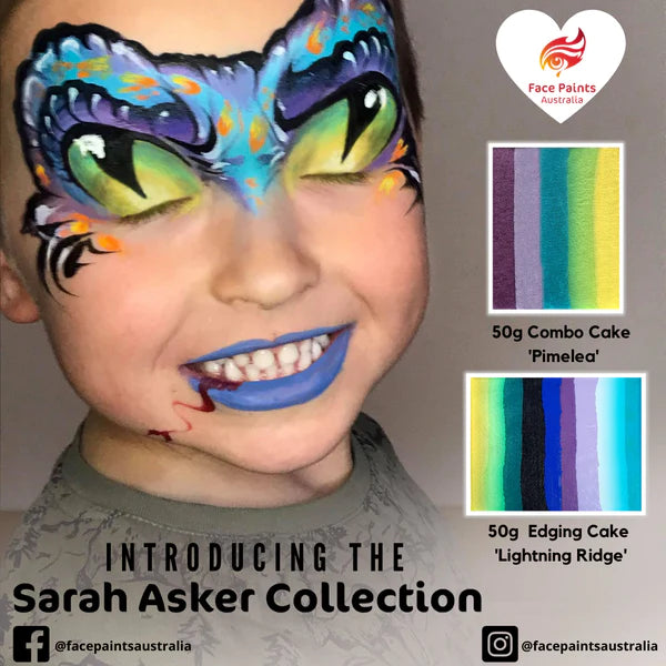 Face Paint Australia Rainbow Cake- Pimelea by Sarah Asker 50g – The ...